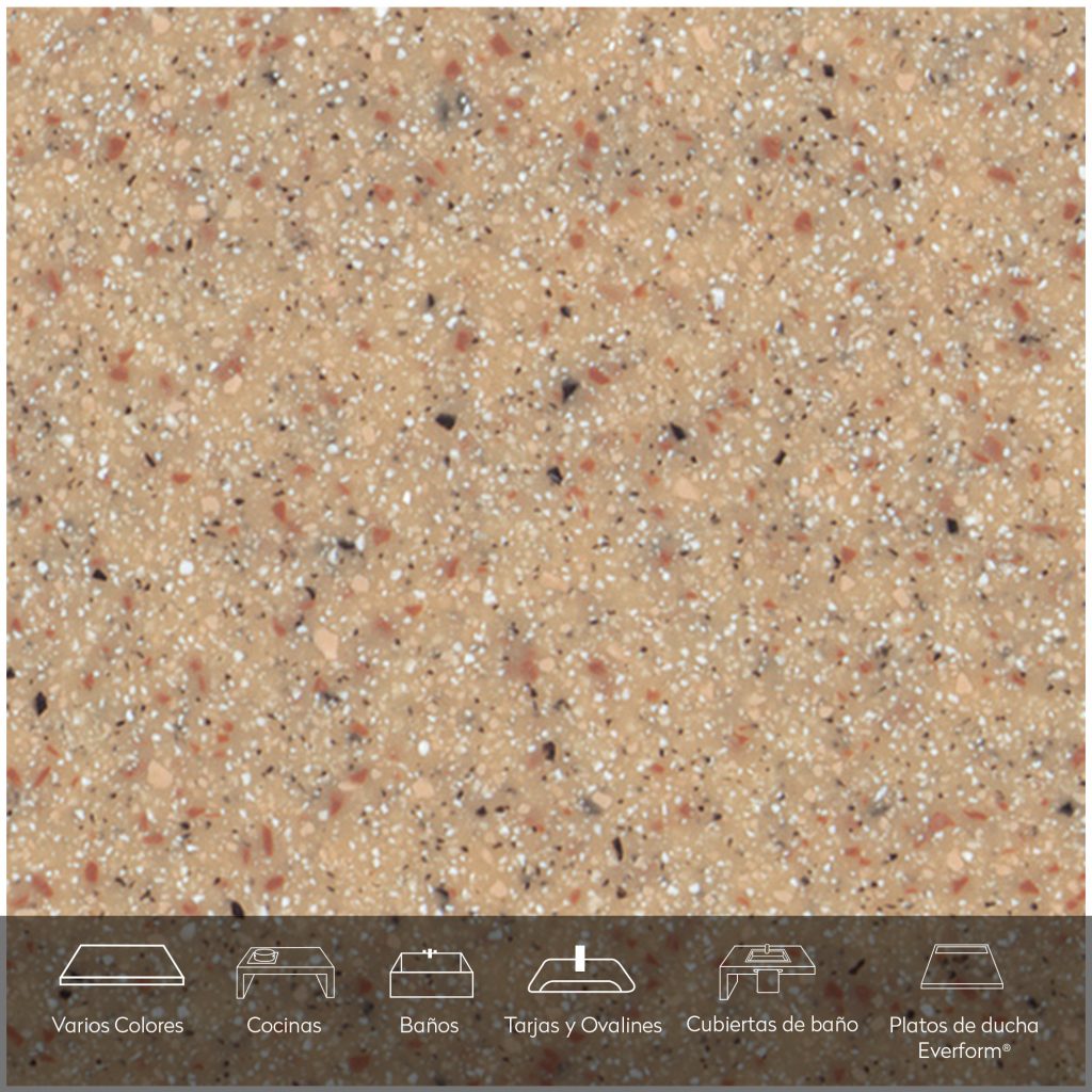 Formica® Placa De Superficie Sólida Everform™ Mod. 306 Ginger Root Mist ...