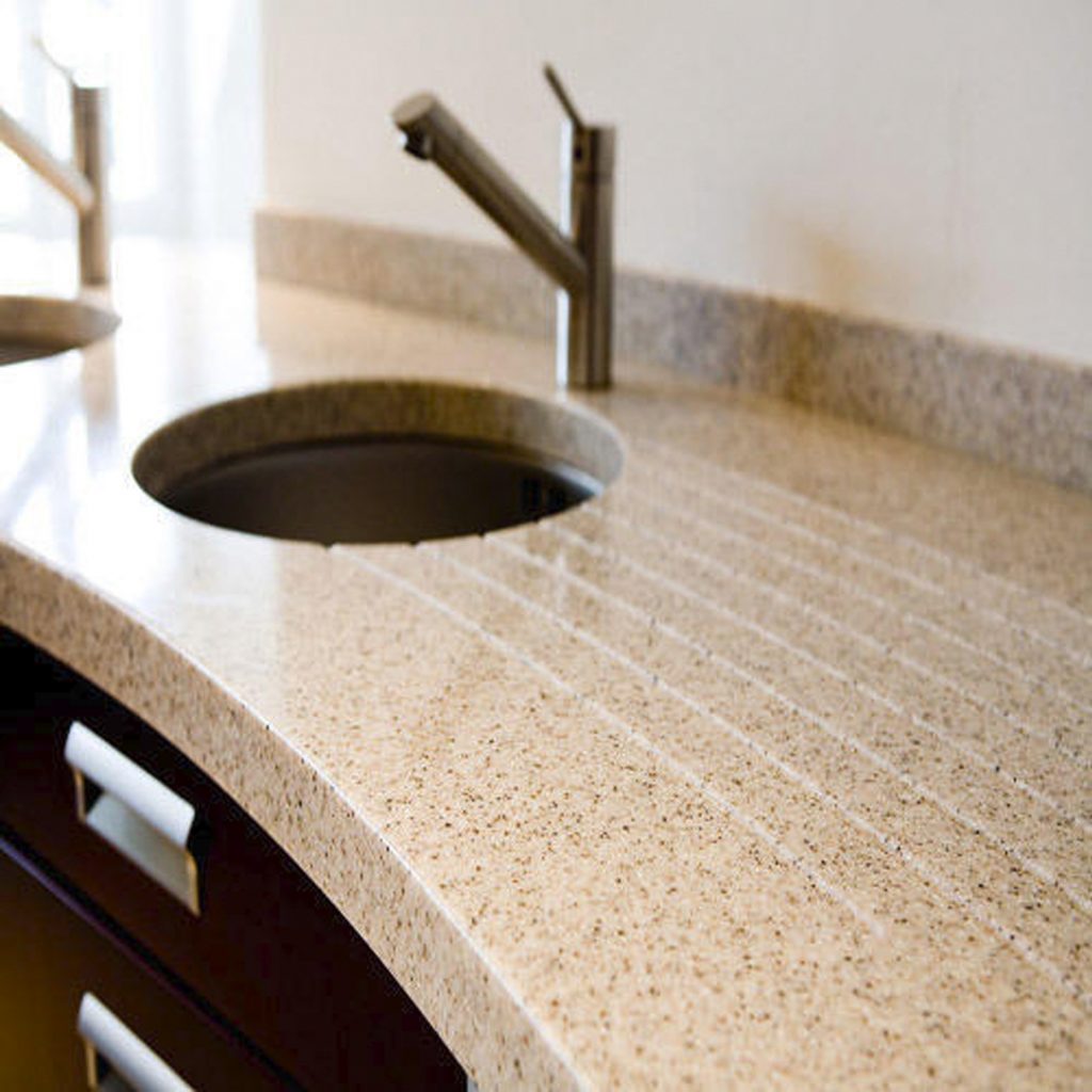 Formica® Placa de Superficie Sólida Everform™ Mod. 386 Creme Granite ...