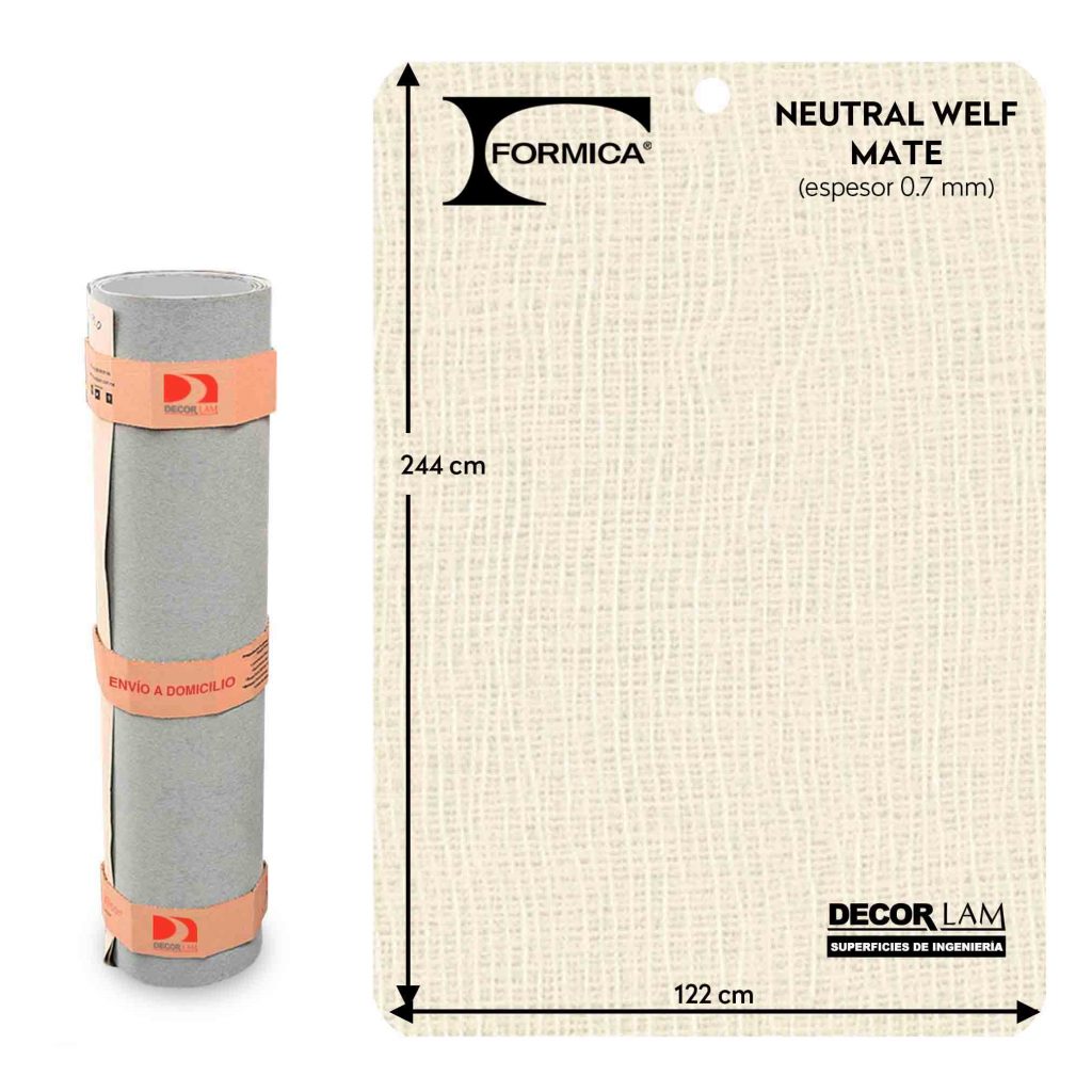 Formica® Laminado Neutral Weft Modelo: 5875 Medida: 1.22 X 2.44 mts. En ...