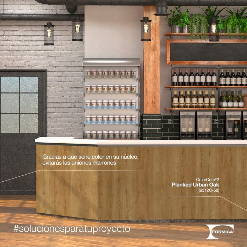 Formica® ColorCore® Planked Urban Oak Mismo Núcleo 1.22 x 3.05 mts ...