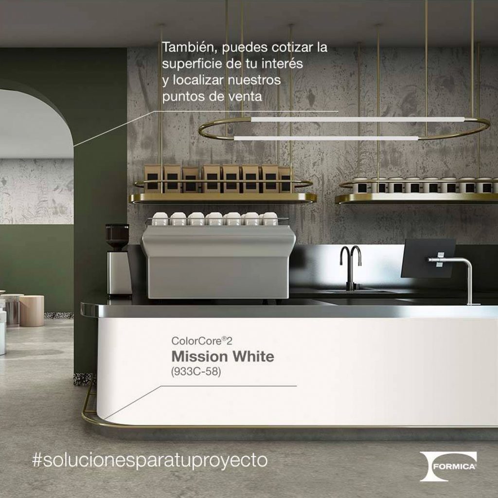 Formica® ColorCore® Mission White Mismo Núcleo 1.22 x 3.05 mts ...