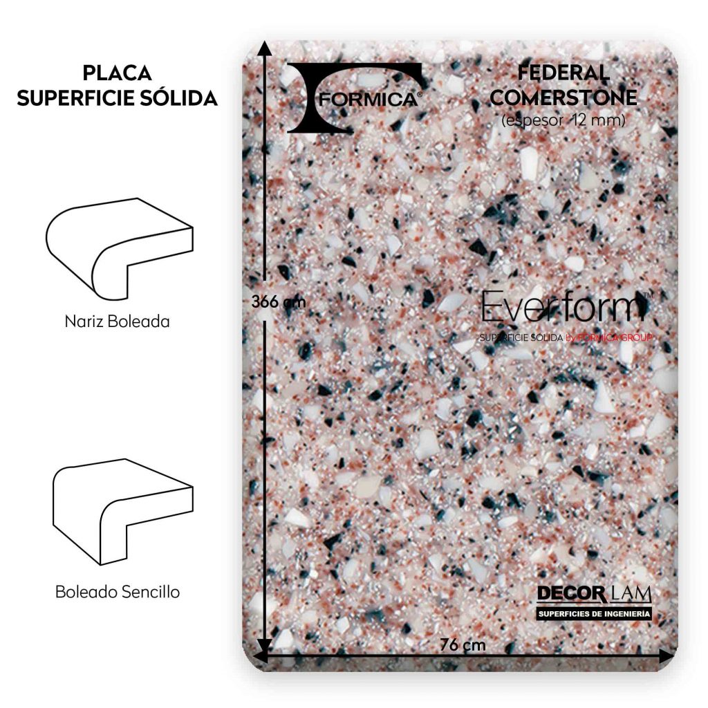 Formica® Placa De Superficie Sólida Everform™ Mod. 714 Federal ...