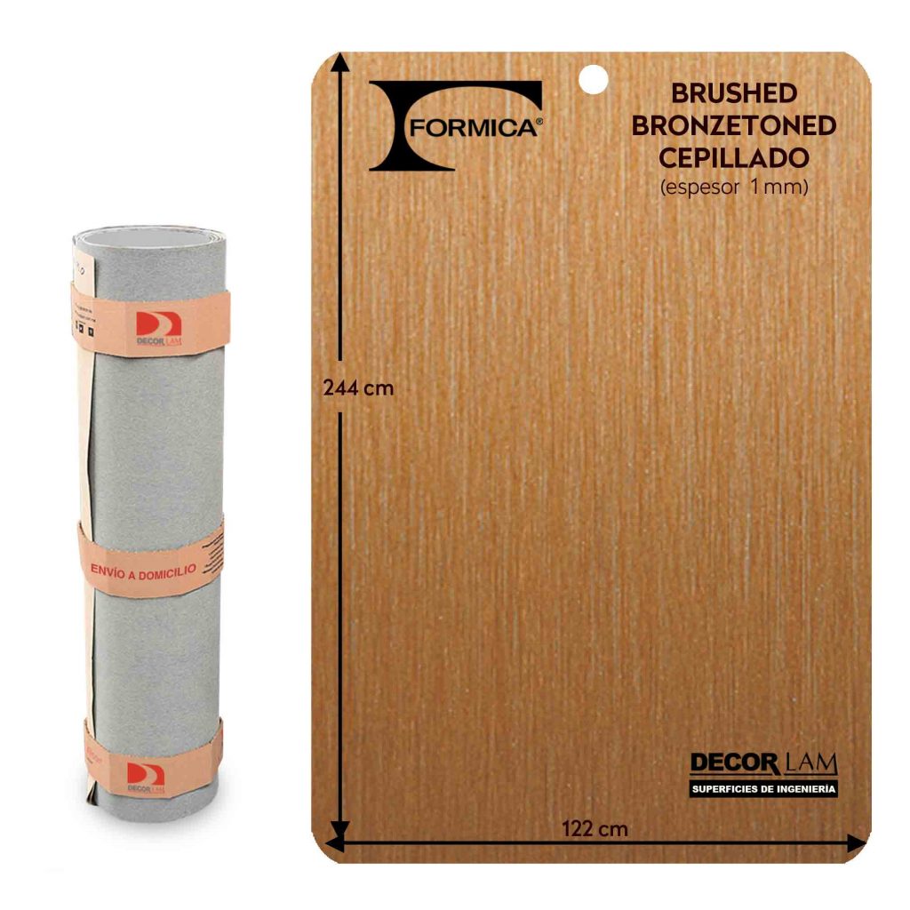 Formica® DecoMetal® Lámina con Backer Cepillado M. M2126 Brushed ...