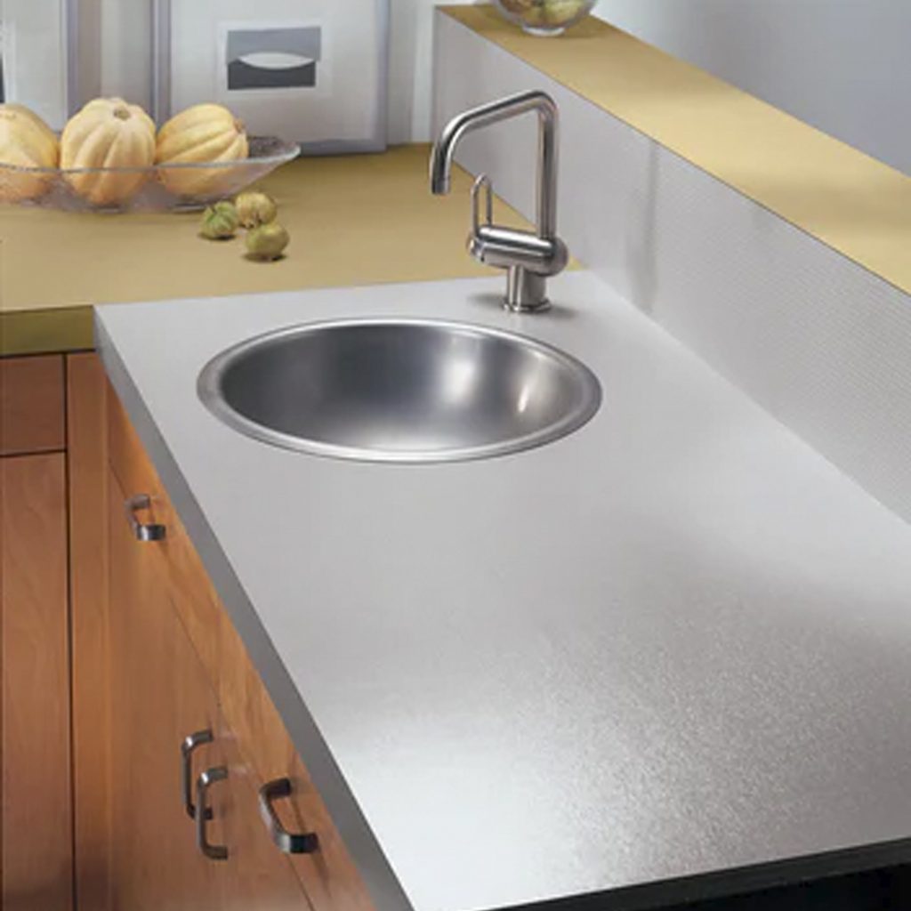 Formica® DecoMetal® Lámina con Backer Con Acabado Cepillado Modelo M605 ...