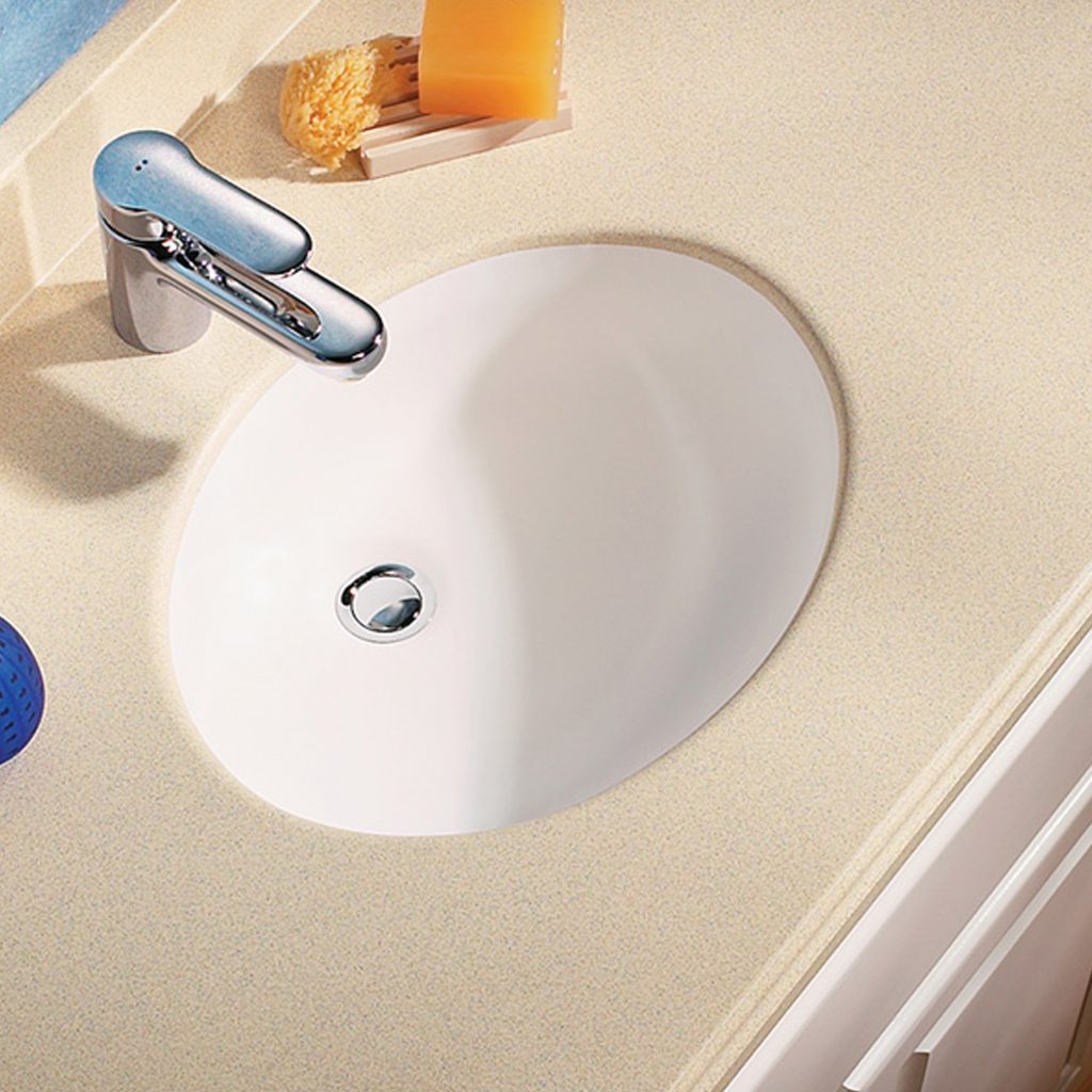 Formica® Tarjas y Ovalines Vanity Bowls V065 30.48×40.64cm Color Arctic ...